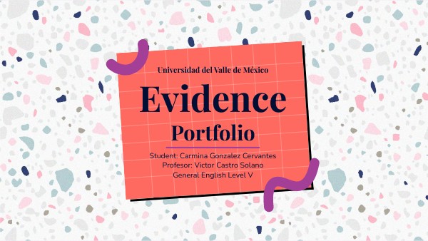 PORTFOLIO UNITS 1-6 | Genially