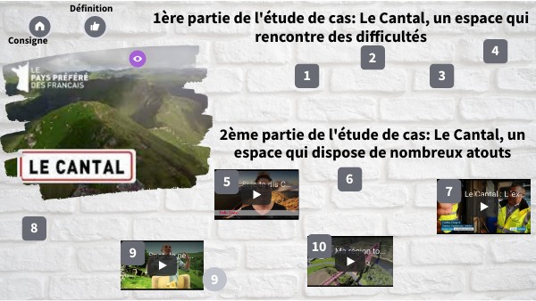 Étude de cas sur le Cantal | Genially