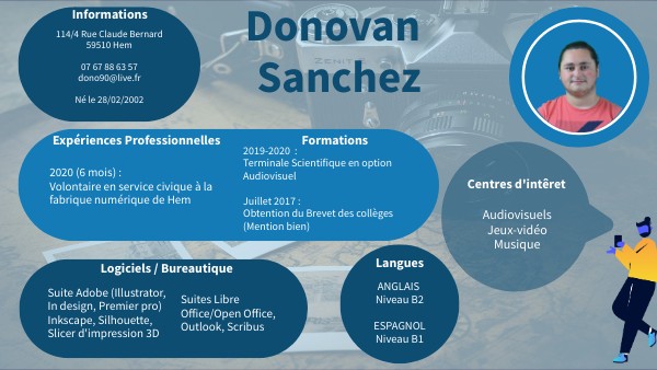 CV Donovan Sanchez | Genially