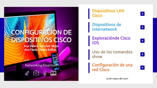 Configuración de dispositivos cisco | Genially