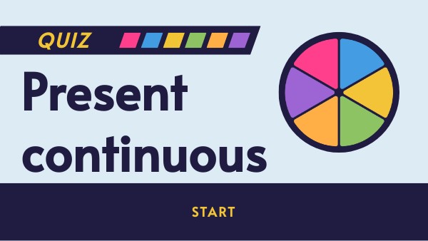 Present continuous | Genially