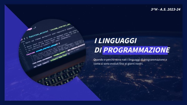 I Linguaggi di programmazione