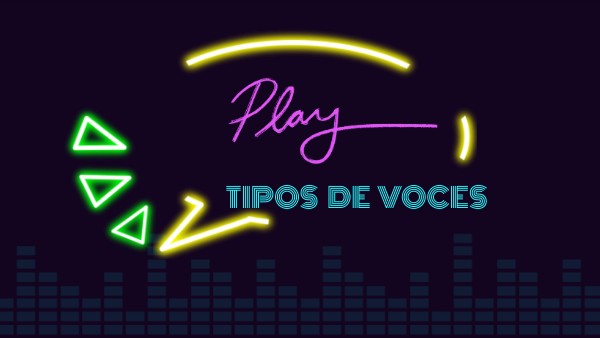 Tipos de voz | Genially