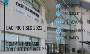 CHEF D'OEUVRE BAC PRO TISEC 2022 | Genially