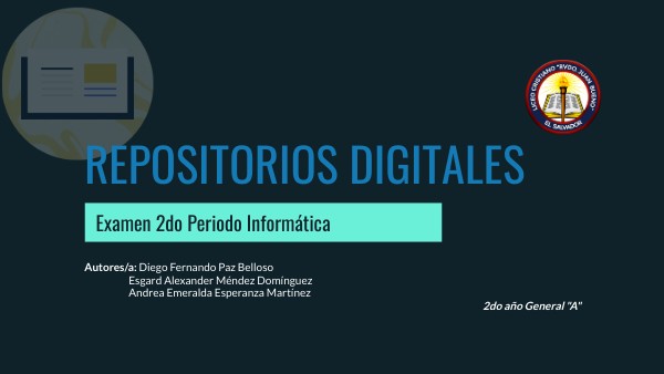 Repositorios Virtuales 2A | Genially