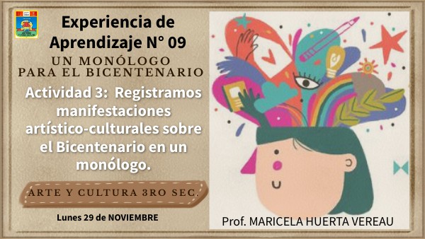 EA 09 - ACTIVIDAD 3 - 3RO | Genially