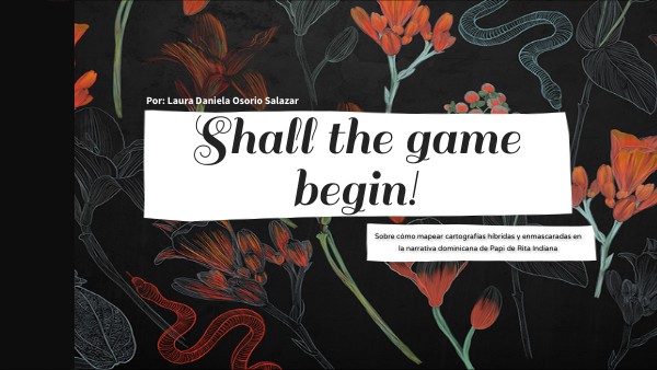 Shall the game begin!