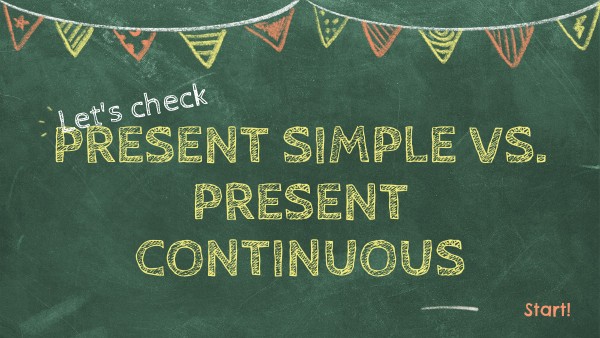 SIMPLE PRESENT/PRESENT CONTINUOUS | Genially