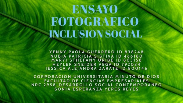 ENSAYO FOTOGRAFICO | Genially