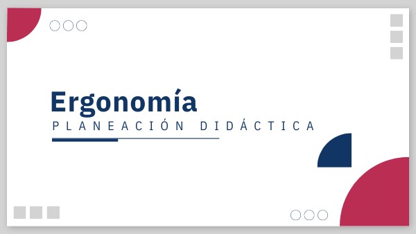 Ergonomía | Diseño | Genially