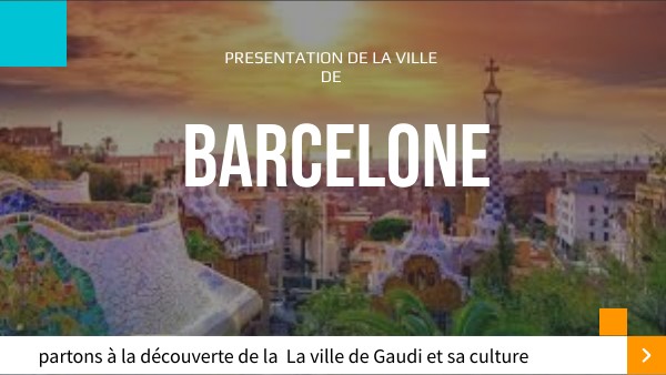 presentation barcelone | Genially
