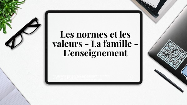 Exercice - les normes et les valeurs | Genially