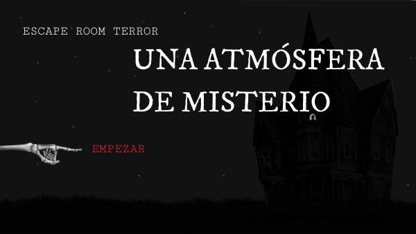 ESCAPE ROOM- UNA ATMÓSFERA DE MISTERIO
