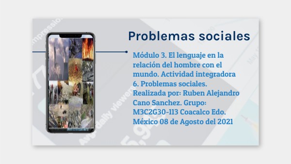 Problema Social | Genially