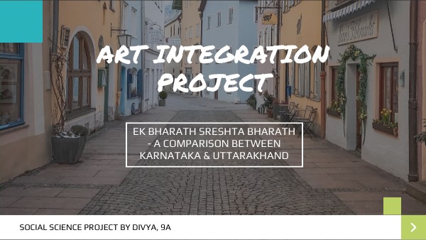 Social - Art Integration Project - Ek Bharath Sreshta Bharath | Genially