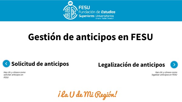 Anticipos FESU | Genially