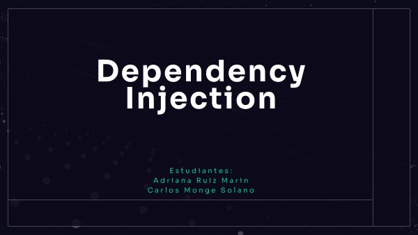 Dependency Inyection | Genially