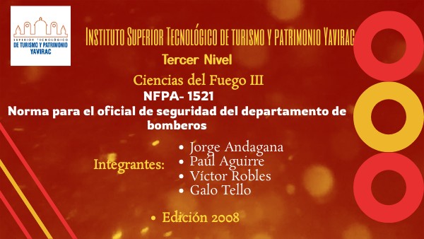 FIRE PRESENTATION | Genially