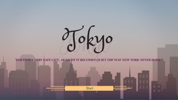 TOKYO presentation | Genially