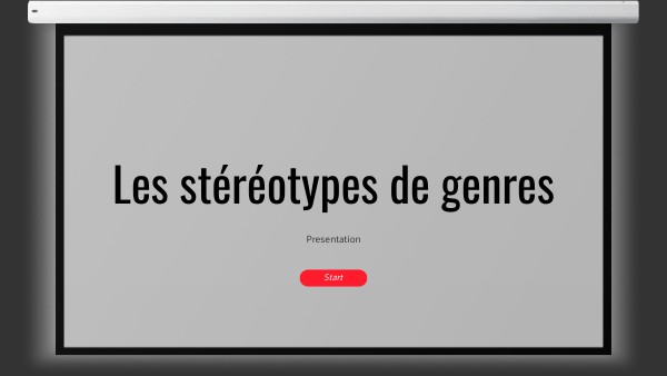 les stéréotypes de genre | Genially