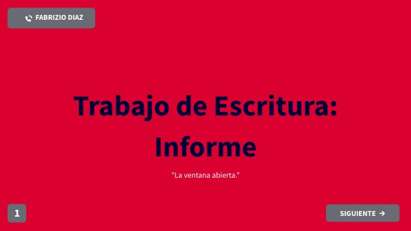 INFORME | Genially