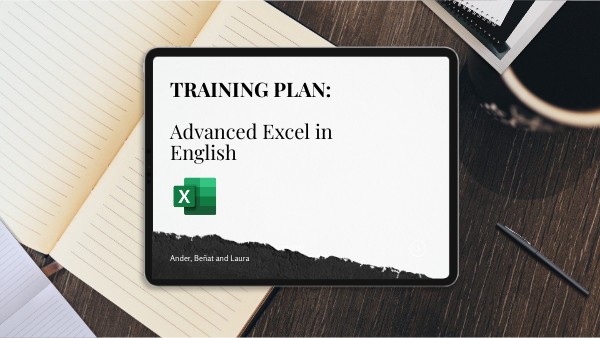 Training Plan: Advanced Excel in English | Genially
