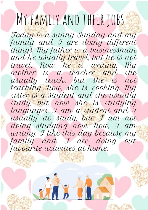 My family and their jobs | Genially