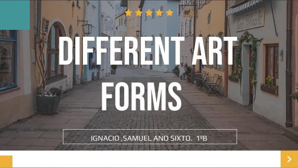 Differenrt art forms | Genially