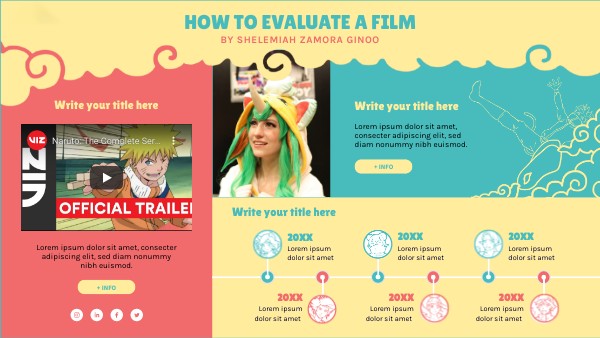 How to evaluate a film by Ginoo | Genially