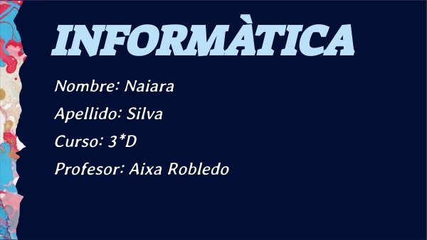 PRESENTACIÓN informatica