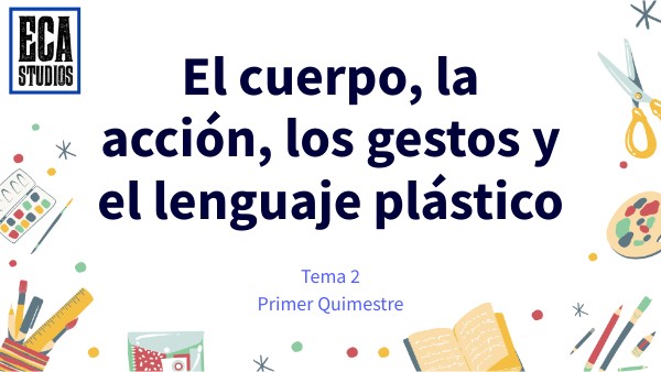 8vo - Tema 2 - El cuerpo, la acción, los gestos y el lenguaje plástico | Genially