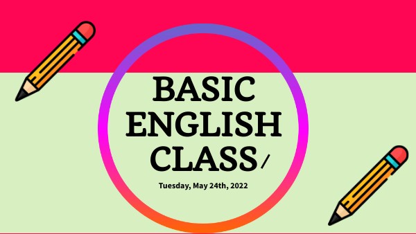 Copy - Class 3 Basic English.