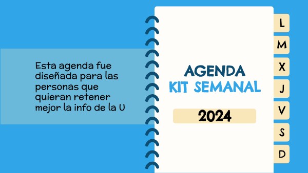 Agenda de estudio | Genially