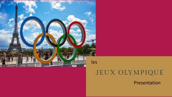présentation jeux olympique | Genially