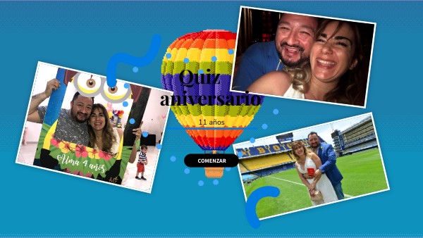 QUIZ ANIVERSARIO | Genially