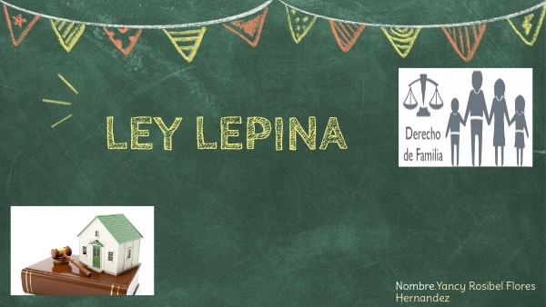 PRESENTACIÓN LEY LEPINA | Genially