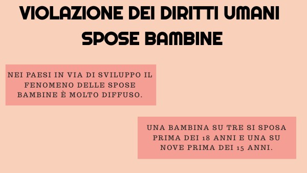 Spose bambine | Genially