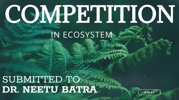 ecological competition | Genially