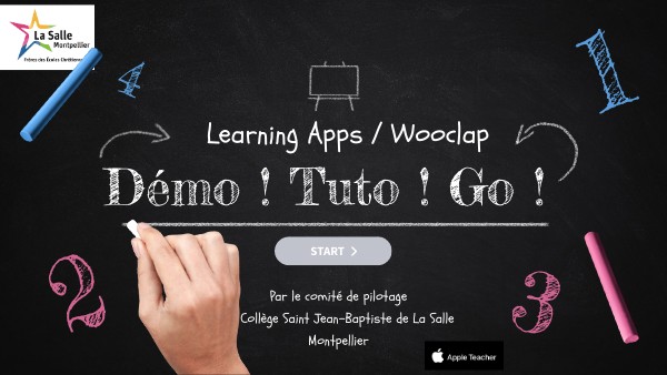 Tuto Go Learning Apps / word wall