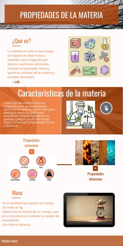 Propiedades de la materia | Genially