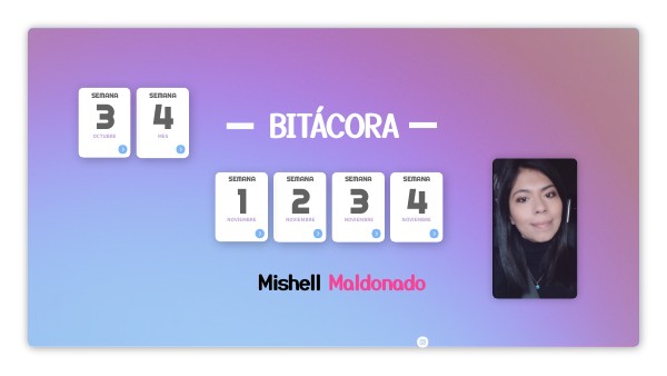 Bitácora Mishell Maldonado | Genially