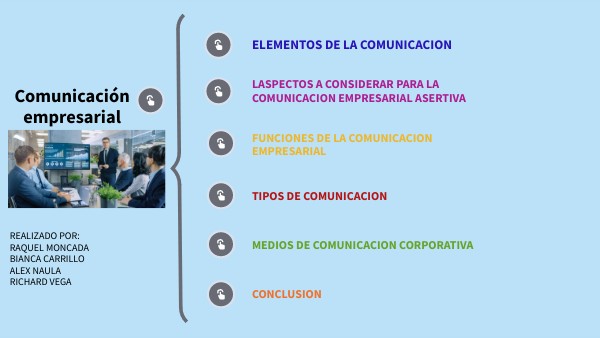 COMUNICACION EMPRESARIAL GRUPO 3