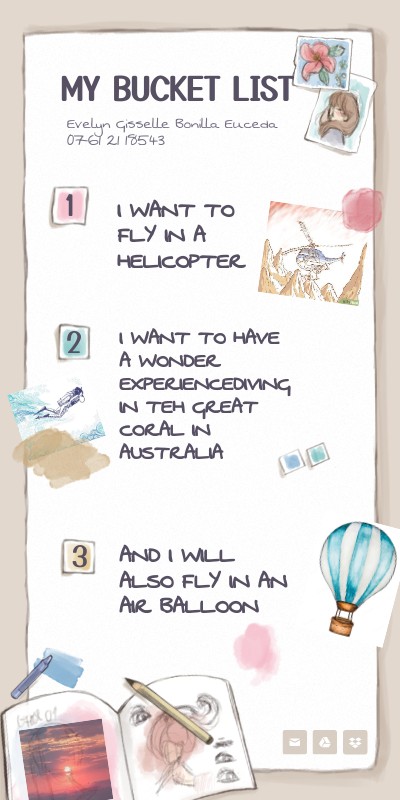 MY BUCKET LIST | Genially