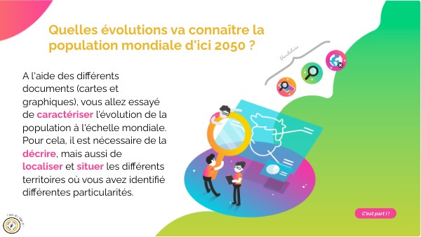 Géo 5ème - Evolution de la population | Genially