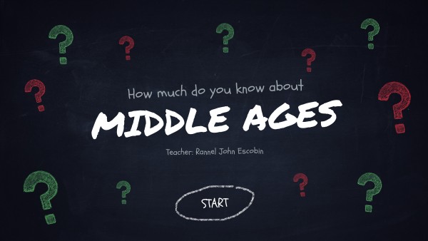 Medieval Quiz SocEd 220 LE3 Module 3 | Genially