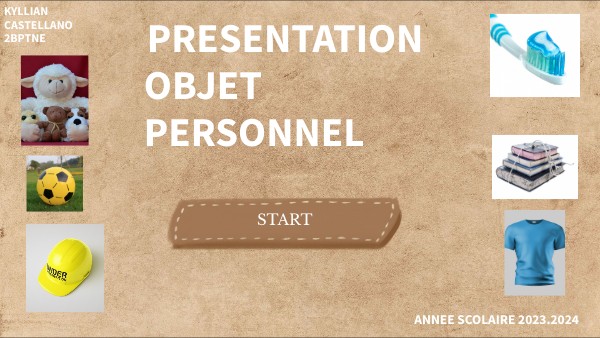 OBJET PERSONNEL | Genially