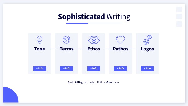 Sophisticated Writing