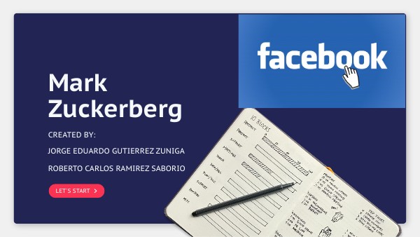 CREATION MARK ZUCKERBERG | Genially