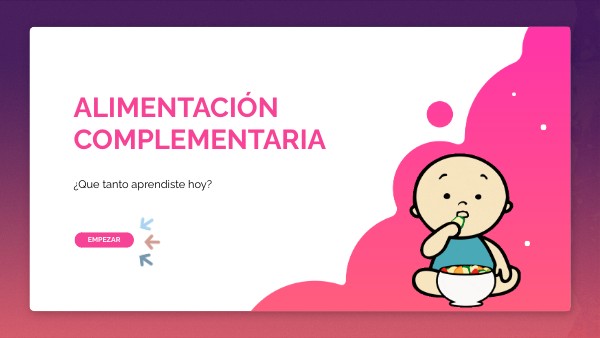 QUIZ ALIMENTACIÓN COMPLEMENTARIA