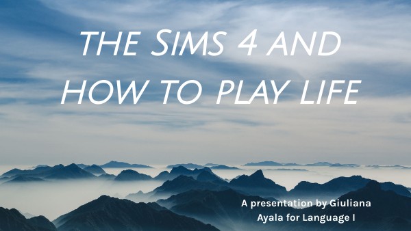 The Sims 4 PRESENTATION | Genially